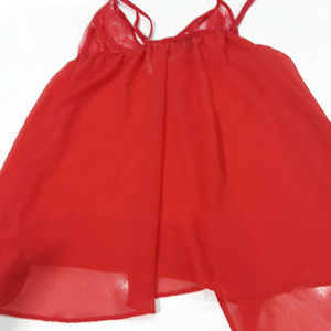 Victoria's Secret | Intimates & Sleepwear | Victorias Secret Sheer Red ...